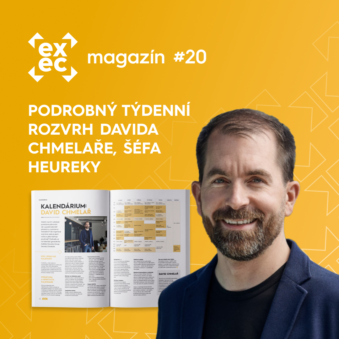 Kalendárium: David Chmelař - exec magazín